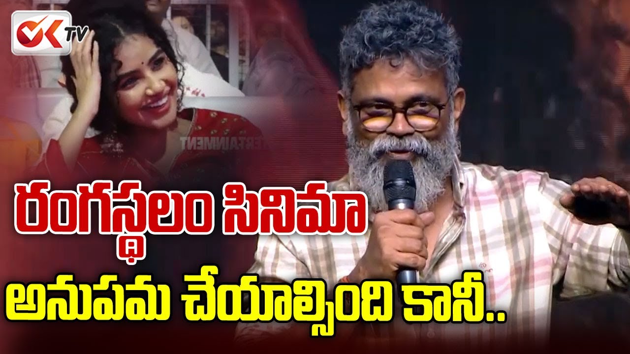 Director Sukumar about Anupama | 18 Pages Pre Release Event | Ok Tv ...