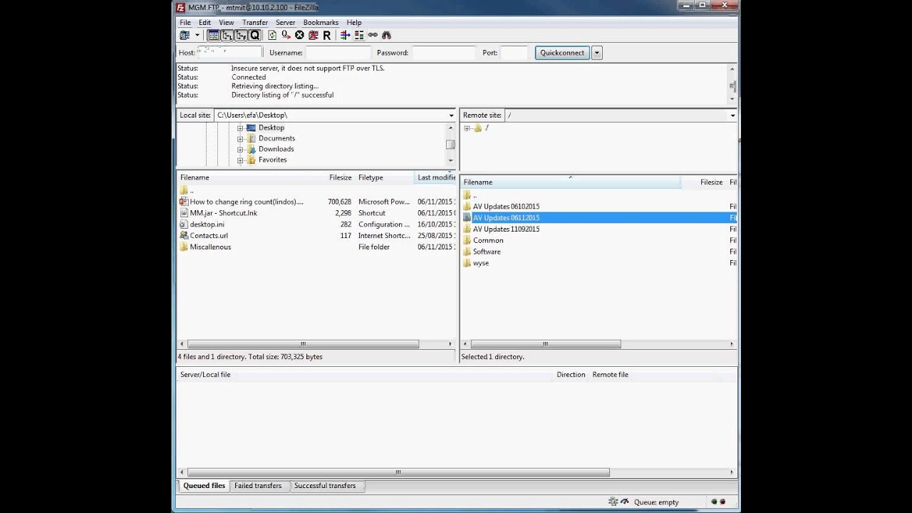 How to download files with FileZilla - YouTube