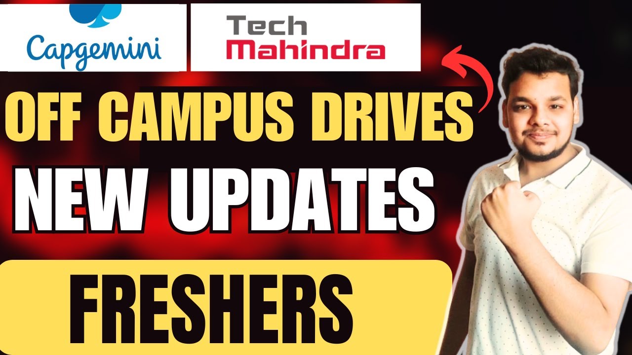 Tech Mahindra , Capgemini , IT Intern | OFF Campus Hiring | Latest Job ...
