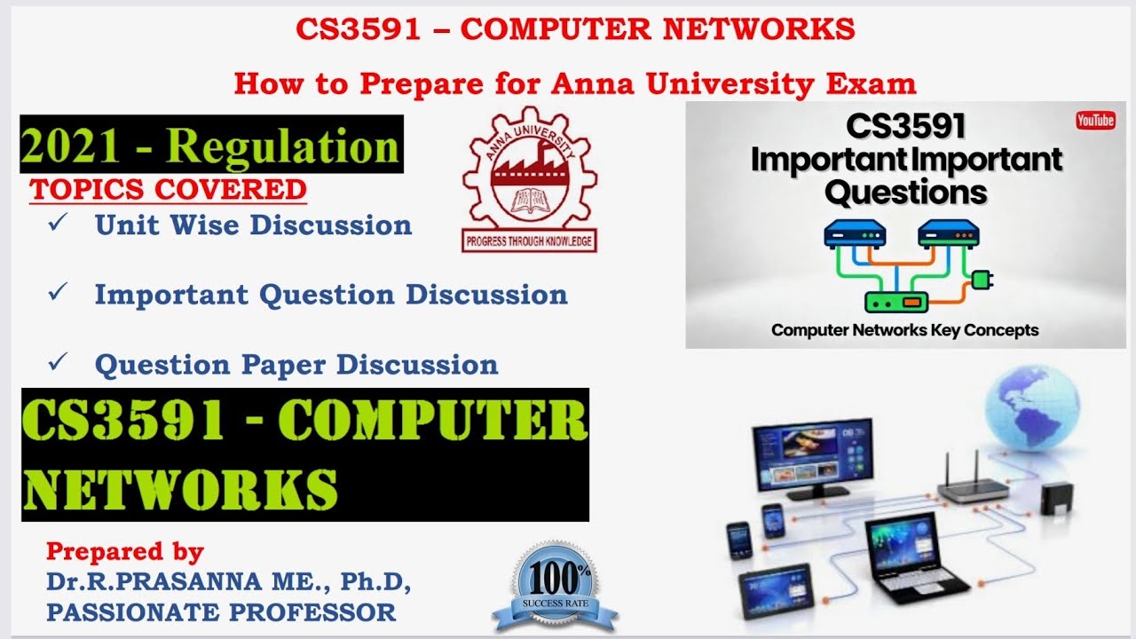Anna university Exam Preparations - CS3591 - Computer Networks ...