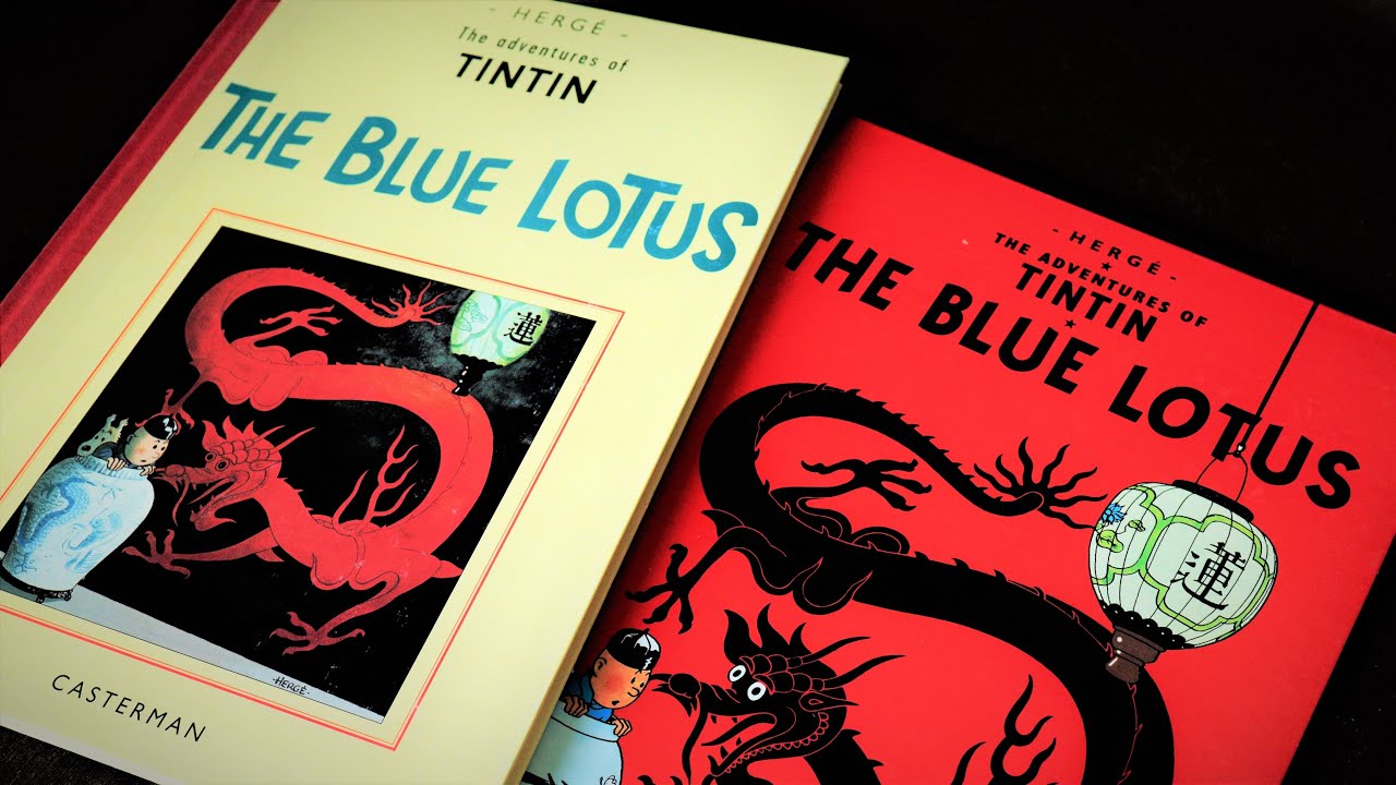 Tintin: THE BLUE LOTUS Edition Comparison | The 1935 Original vs the ...