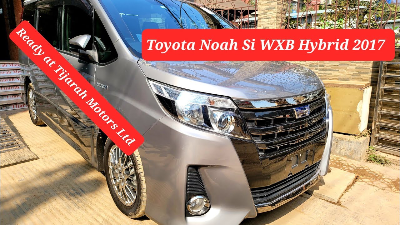 Toyota Noah Si WXB Hybrid 2017 Grey, Imported by Tijarah Motors Ltd ...