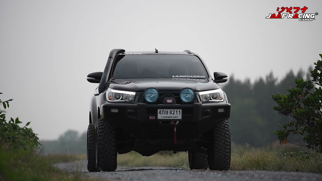 TOYOTA REVO ติดตั้งกันชนหน้า ARB SAHARA BY JAAFBODYSHOP - YouTube
