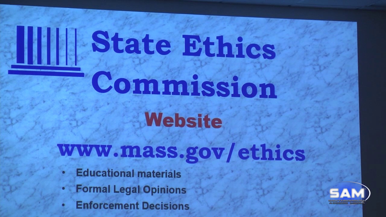 MA State Ethics Commission at Southborough Senior Center / Cordaville ...