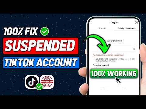How to Fix TikTok Account is Currently Suspended | Recover TikTok Suspended Account 2025