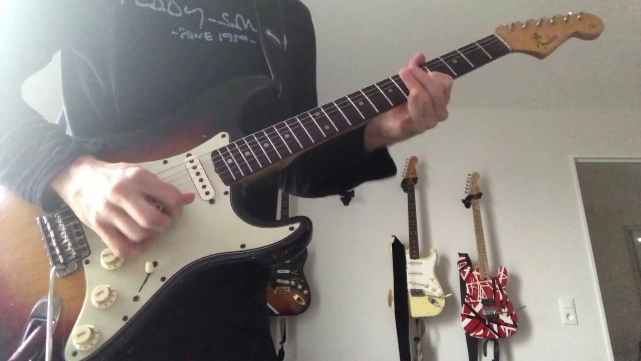 Jesse Davey riff* 63 Stratocaster*Kingtone Bluespower*Original ts808 ...