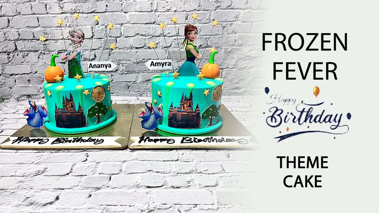 Frozen Fever Designer Birthday Cakes | Disney Frozen Fever Cakes - YouTube