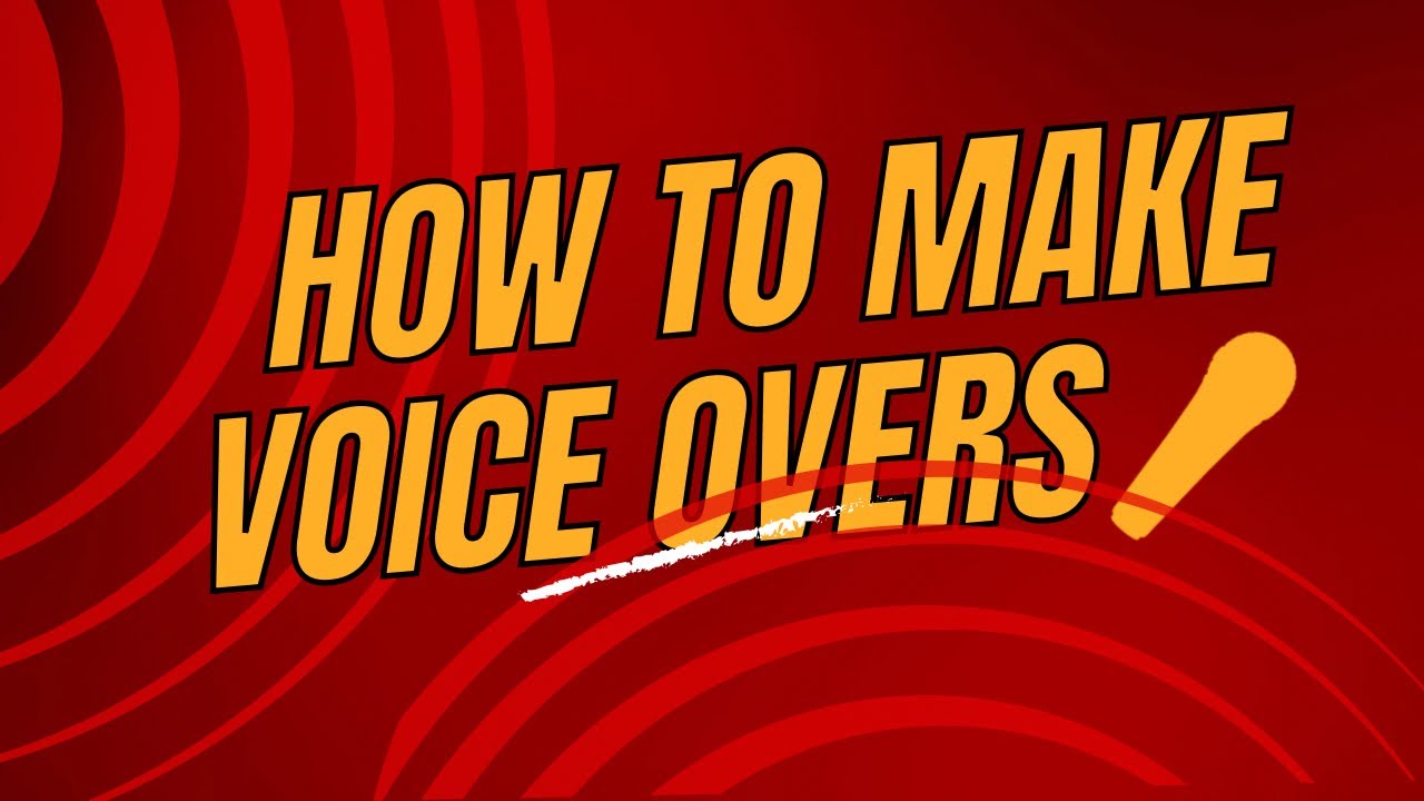 Steps on how to make voice overs using an app - YouTube