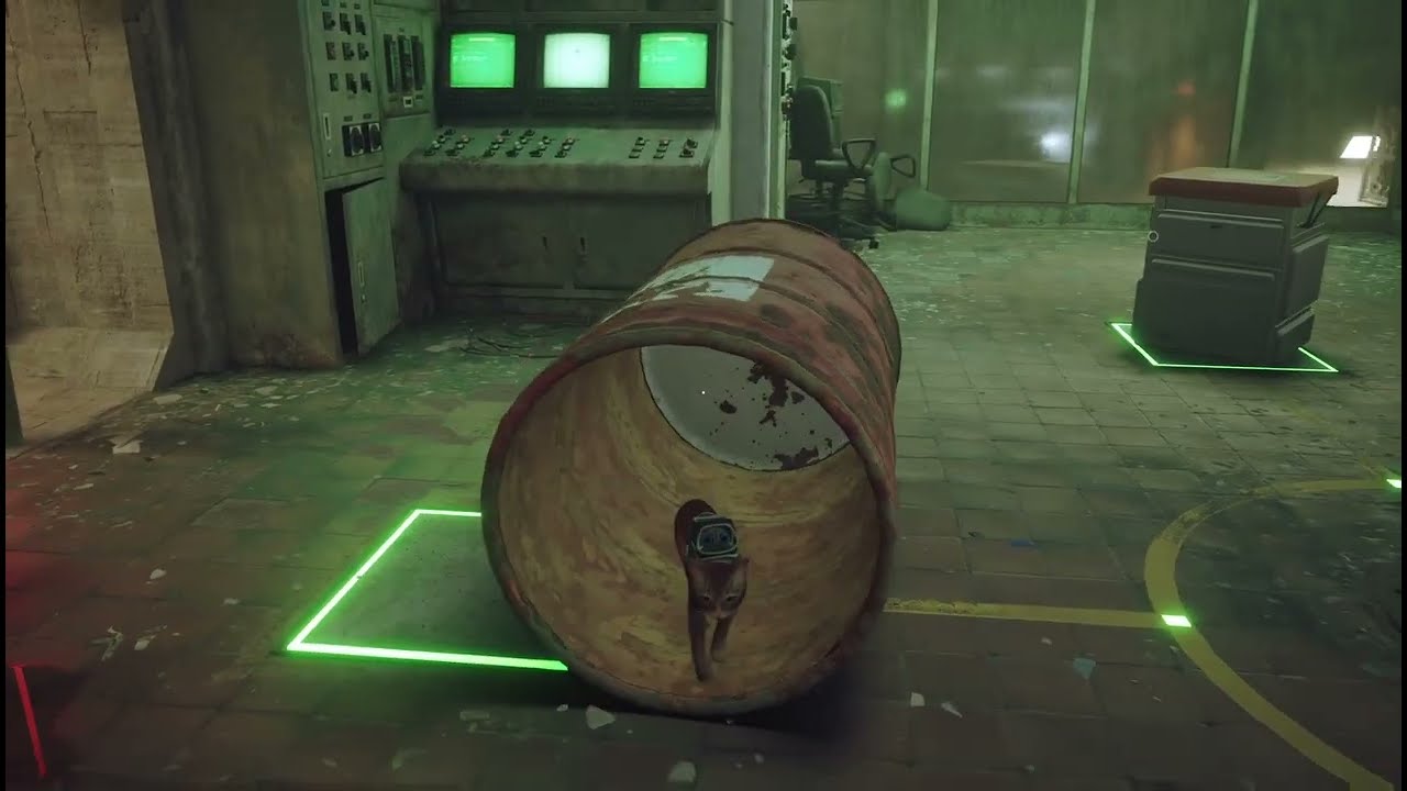 Stray - Getting Neco Corp battery gameplay walkthrough PS5 part 9 - YouTube