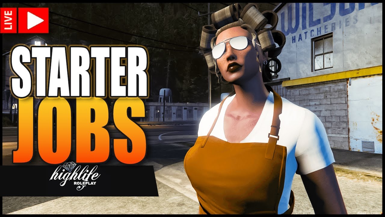 GTA RP - Jobs - Chop Shop Work - HighLife RP Pt.1 #gtaroleplay - YouTube