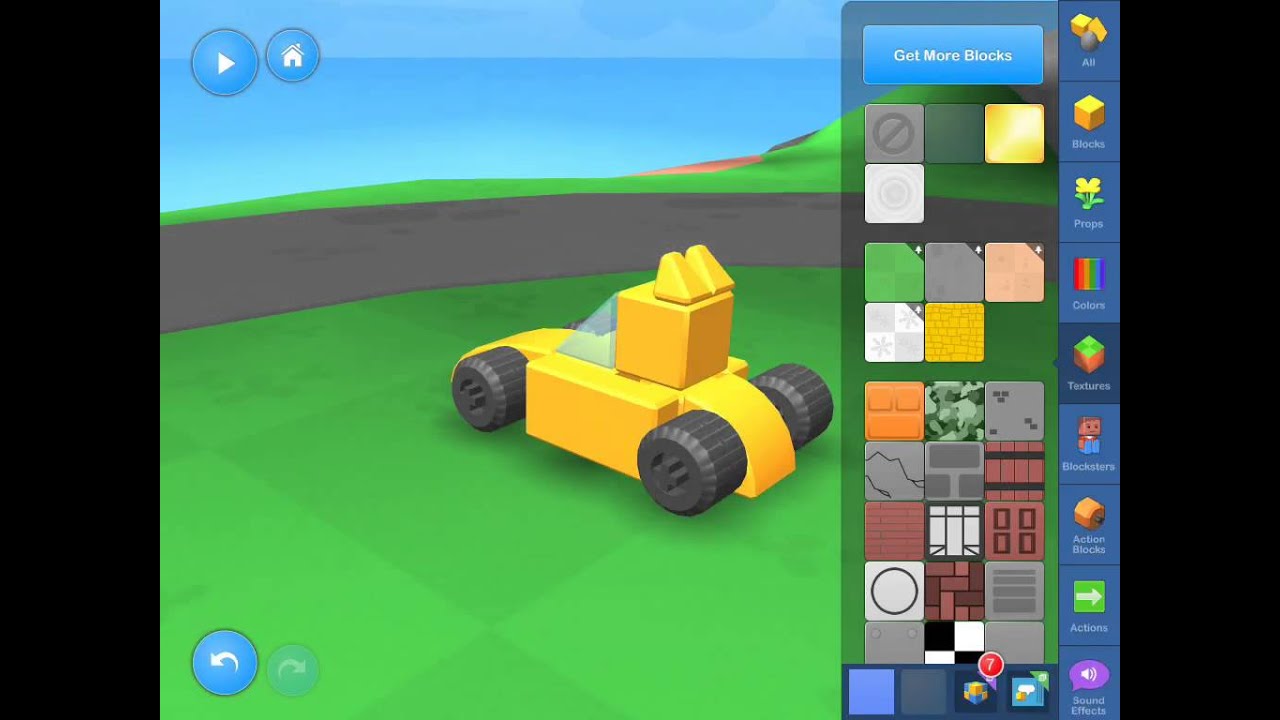 [Blocksworld HD] How to make a car - YouTube