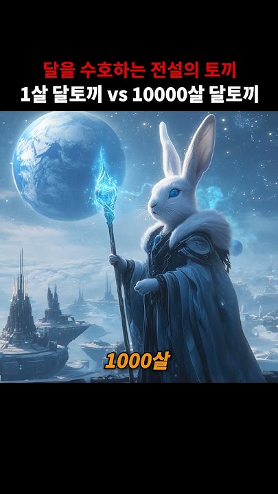 1살 달토끼 vs 10000살 달토끼 - YouTube