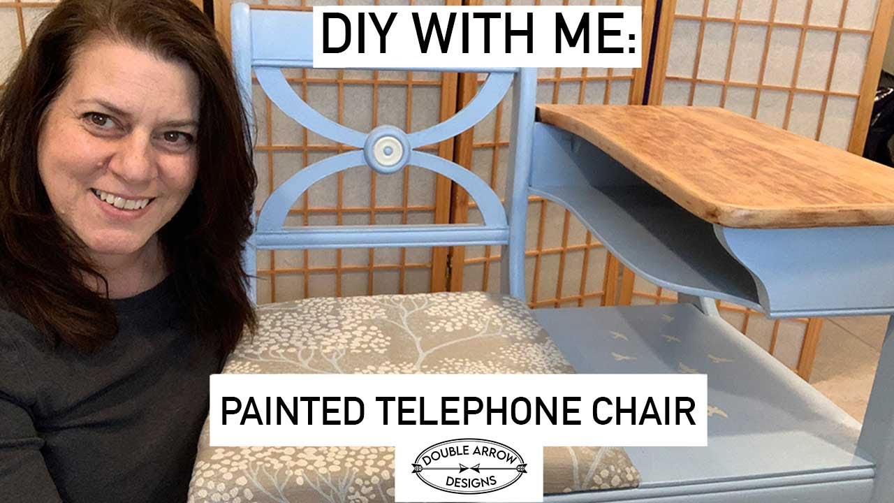 DIY PAINTED TELEPHONE CHAIR - YouTube