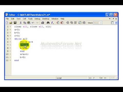 MATLAB DERSLER 21 - YouTube