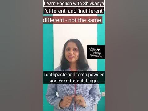 What is the difference between indifferent and different? Difference ...