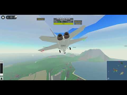 Flying a jet...in Roblox :D - YouTube