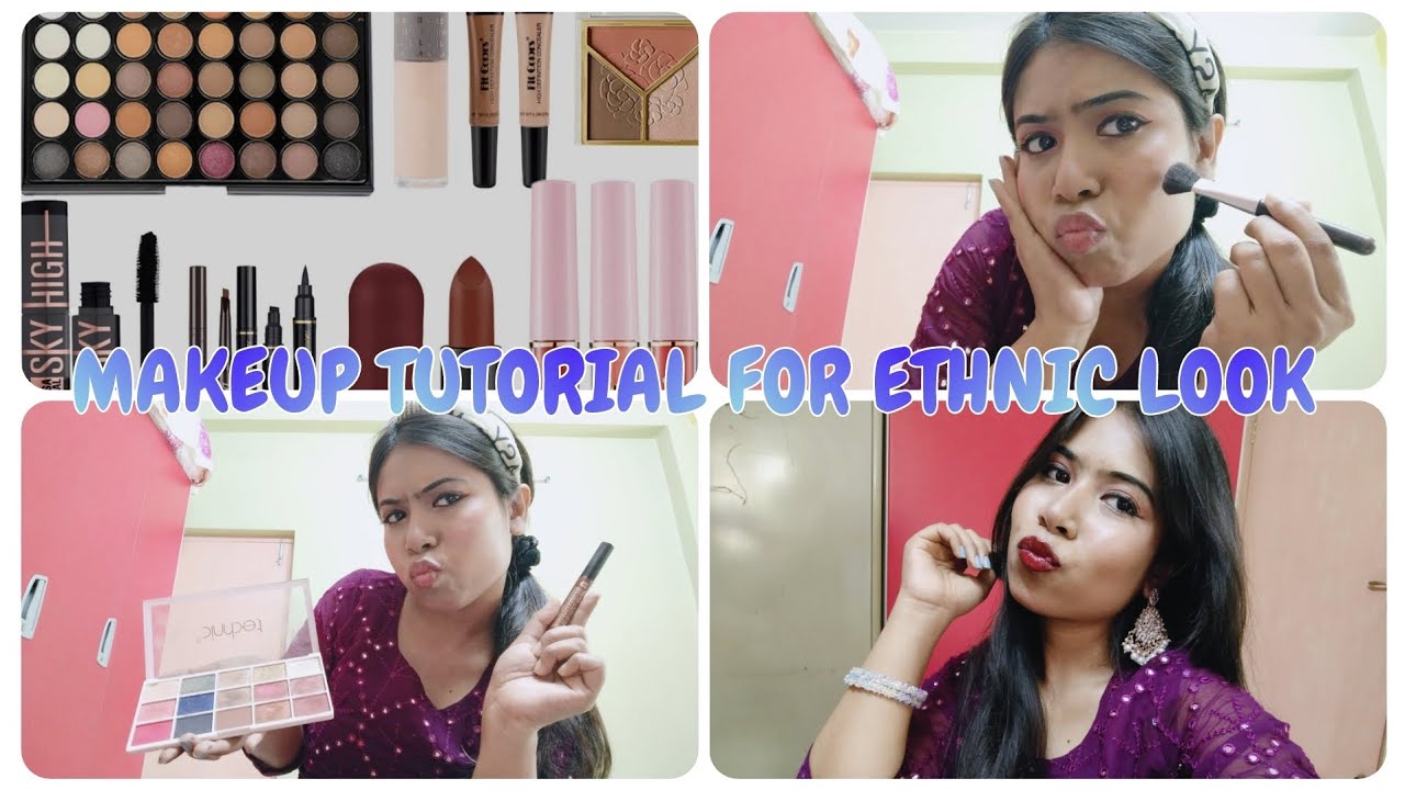 |MAKEUP TUTORIAL FOR ETHNIC LOOK|10 MINUTE MAKEUP HACK 💄|WEDDING SEASON ...