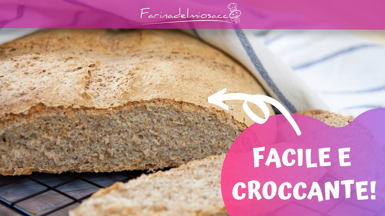 #PANE INTEGRALE fatto in casa con la #PLANETARIA - Ricetta facile con l ...