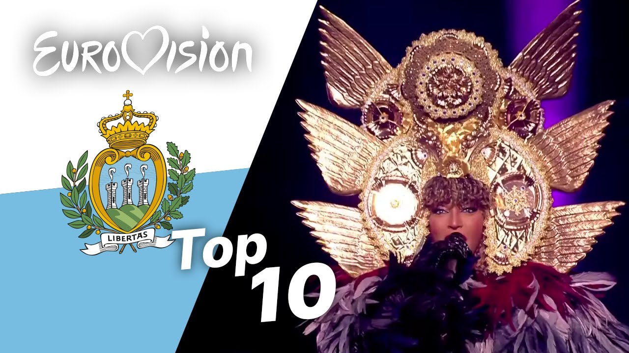 Top 10 ESC Songs Ever: San Marino | Best San Marinese Eurovision Songs ...
