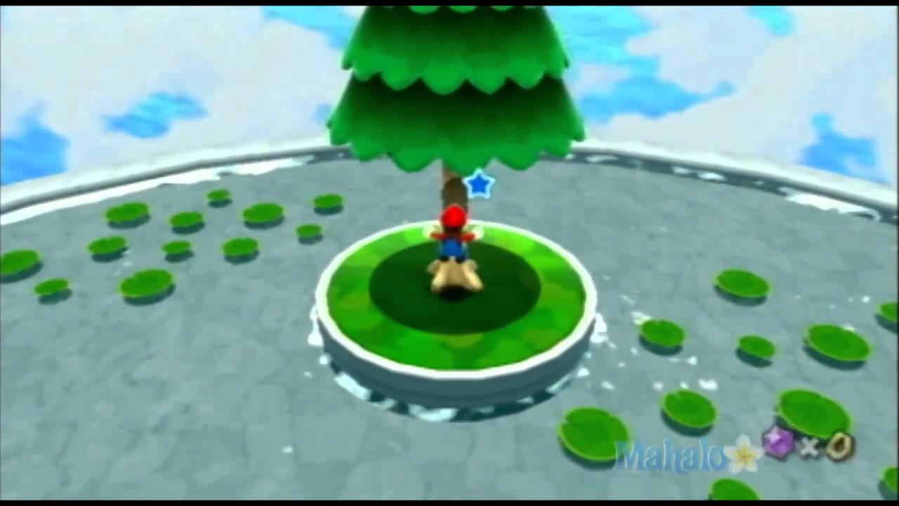 Super Mario Galaxy 2 Walkthrough - Fluffy Bluff Green Star 1 - Star 134 ...
