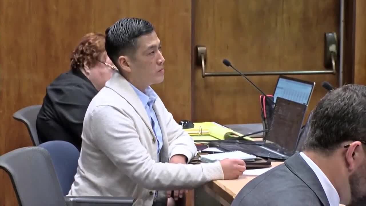 Murder retrial continues with debate over surveillance footage - YouTube