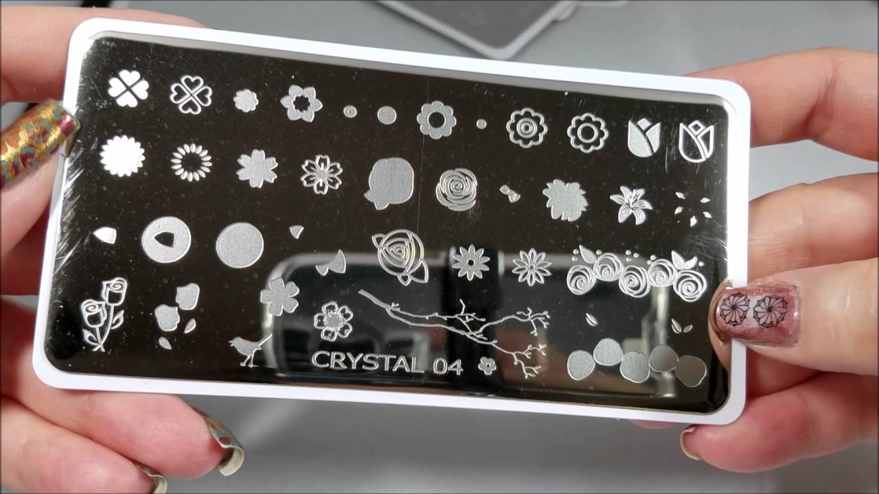 Full review of Messy Mansion's Crystal 01-04 layering plates - YouTube