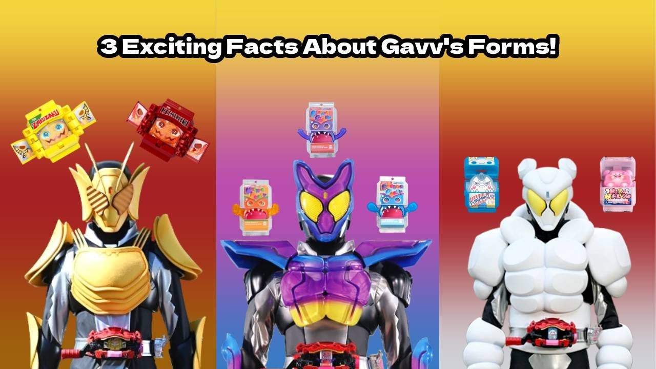 Discover the Power of Kamen Rider Gavv’s Poppingummy, ZakuzakuChips ...