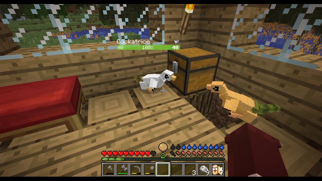 So somehow i hatched 5 cockatrice from two rotten eggs in RLcraft - YouTube