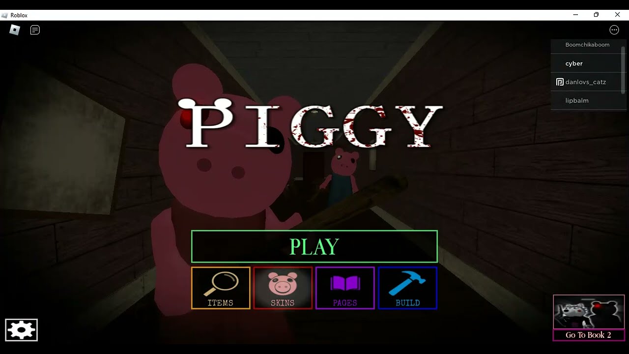 Playing a quick game of PIGGY (D-MAN DEMON) - YouTube