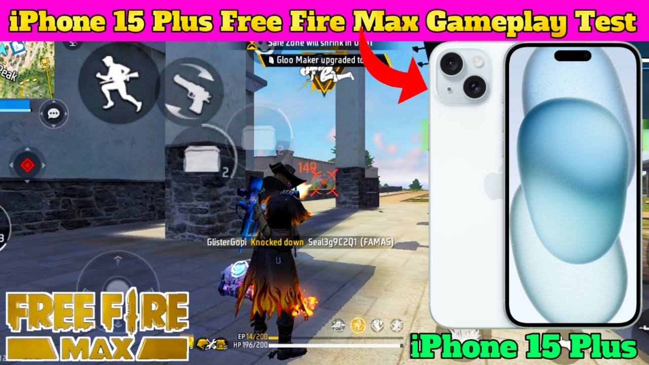 iphone 15 plus free fire max gameplay test|iphone15 plus free fire max ...