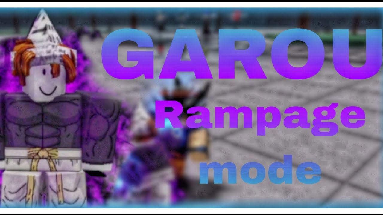 Garou rampage mode combo (stronges battelgrounds) - YouTube