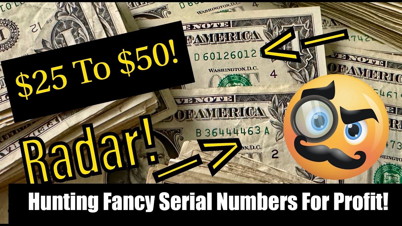 BOOM! Hunting Fancy Serial Numbers For A Profit! We Made Money! - YouTube