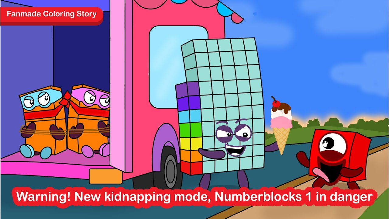 Warning! New kidnapping mode, Numberblocks 1 in danger | Numberblocks ...