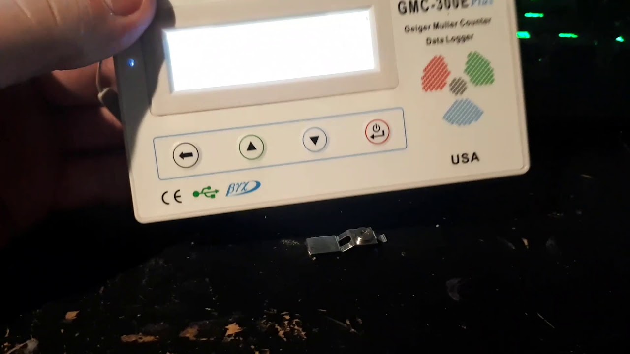 Radioactive Americium pellet from a smoke detector. - YouTube