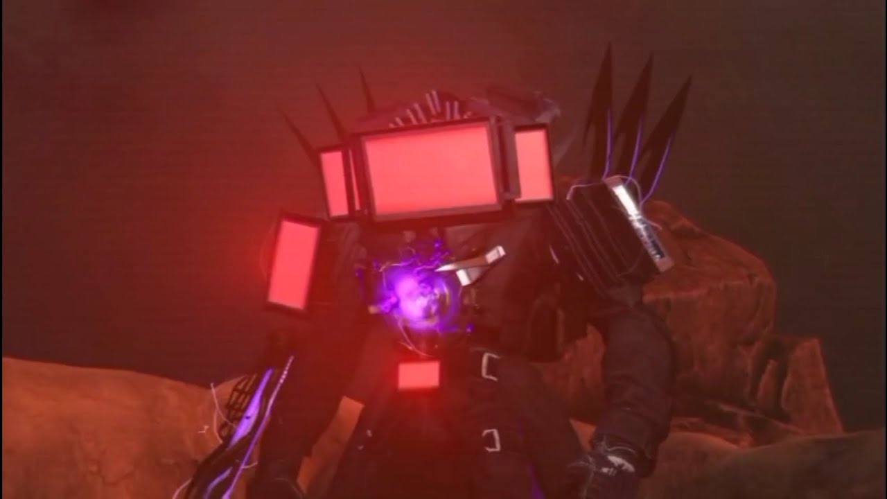 Upgraded Titan Tv Man Red Screen Episode 73 part 2 by me - YouTube