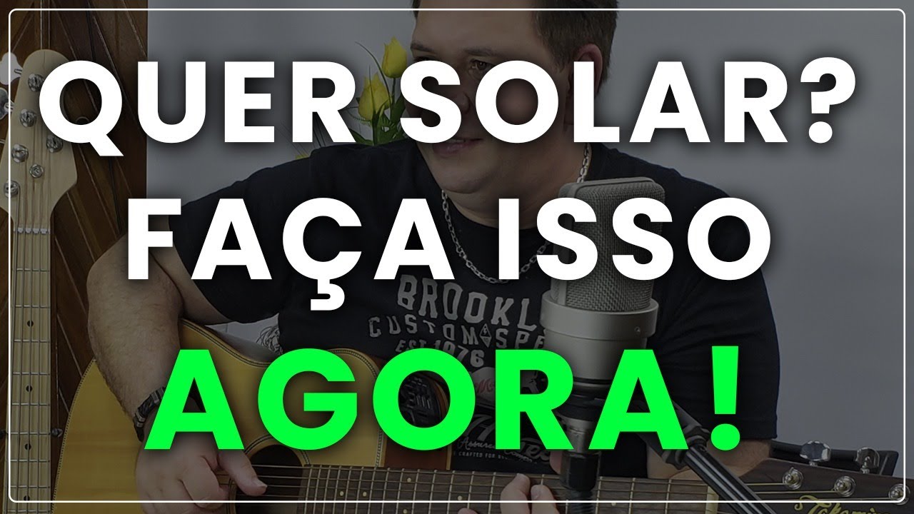 SE VOCÊ QUISER SOLAR VAI TER QUE FAZER ISSO! - YouTube
