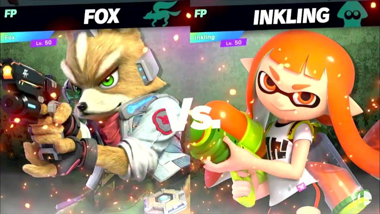 Super Smash Bros Ultimate Amiibo Fights – 9pm Poll Fox vs Inkling - YouTube