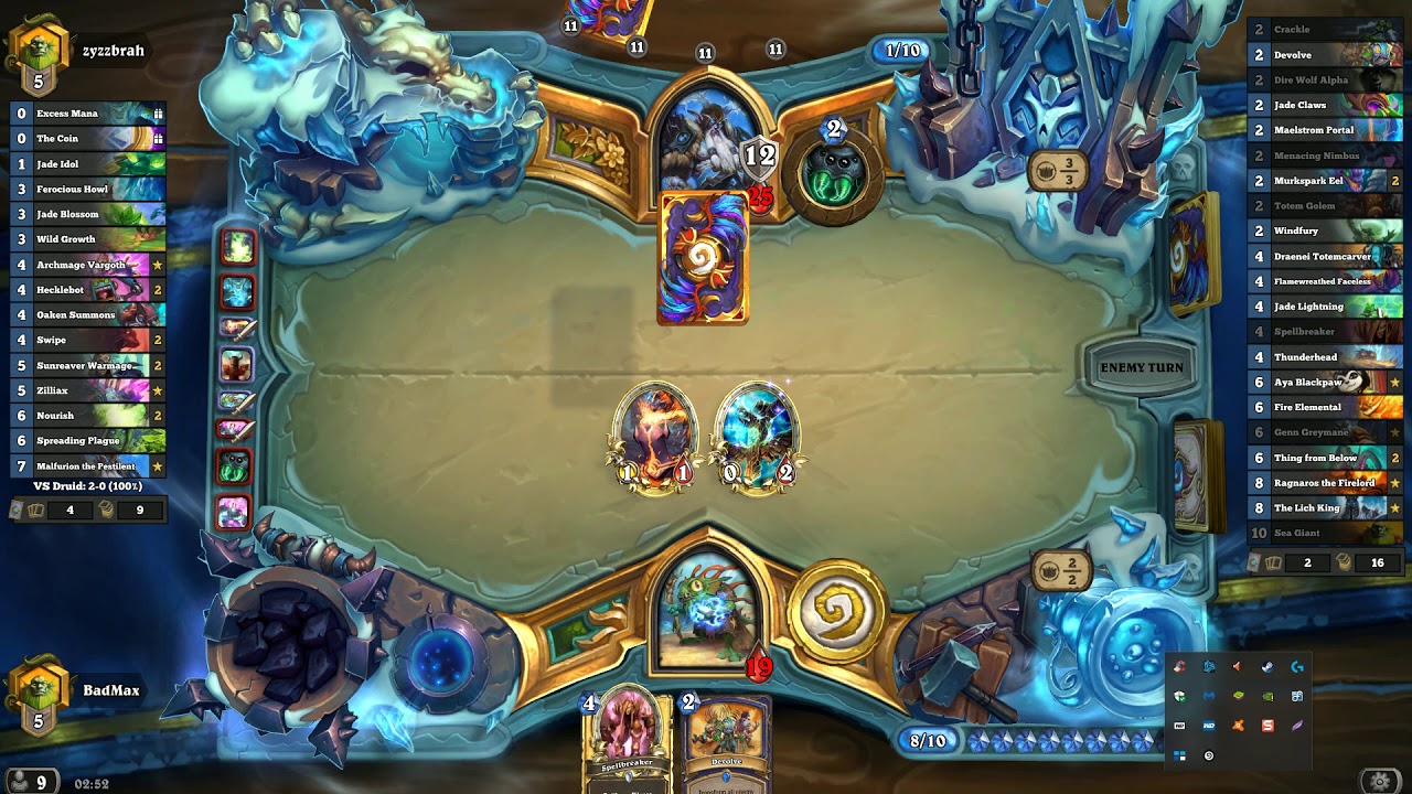 HearthStone 2019 - zyzzbrah fkin HACKER! with floating card and arrow ...