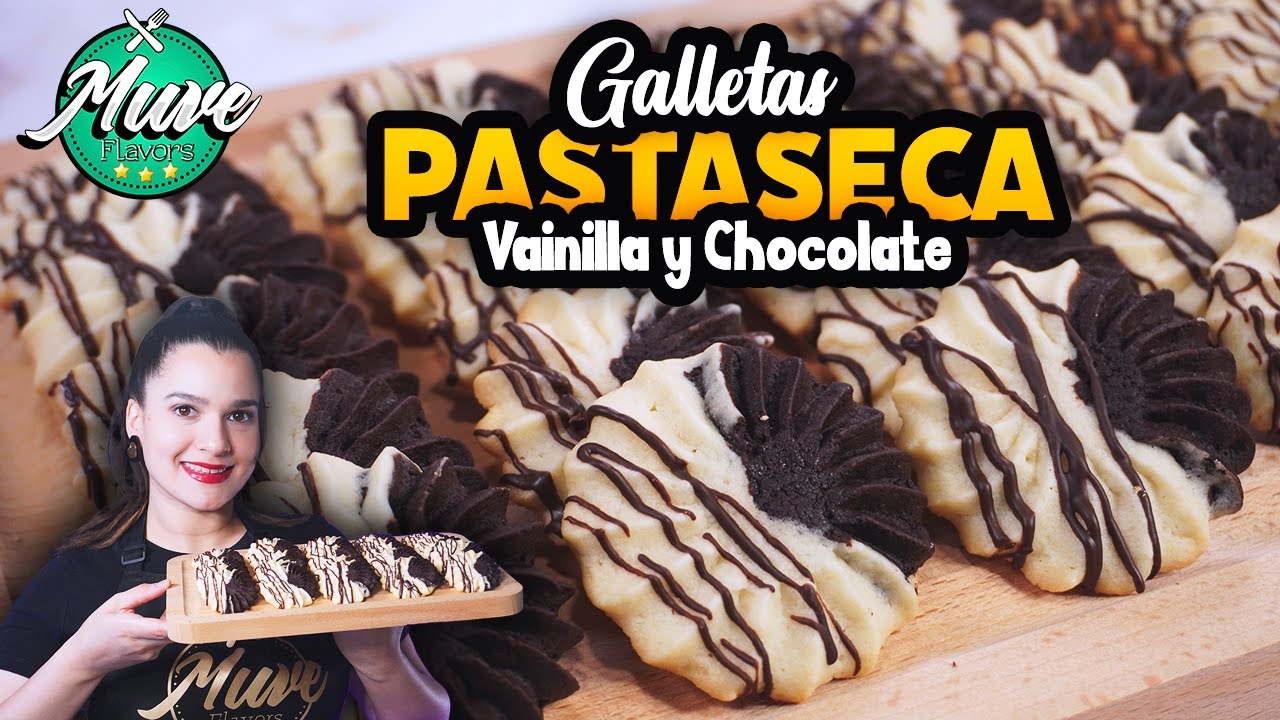 GALLETAS PASTASECA DE VAINILLA Y CHOCOLATE | PASTISETAS DE MANTEQUILLA ...
