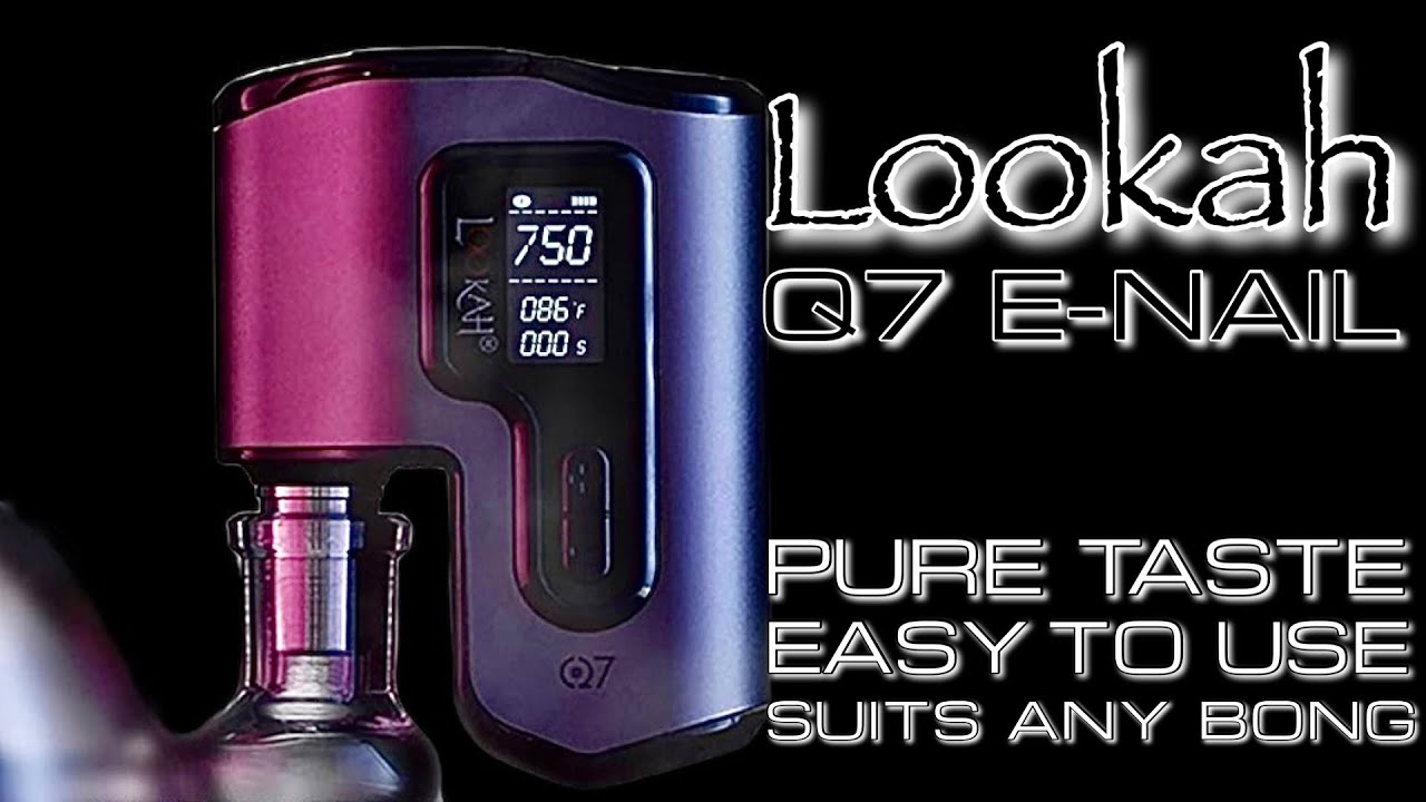 How to use Lookah Q7 E-Nail wax vaporizer - YouTube