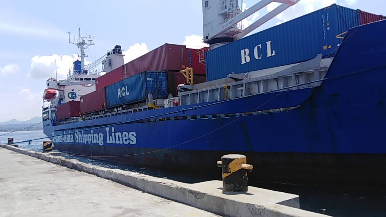 Trans-Asia 12 voyage 23b docking at kudos port 1037h at October 6,2019 ...