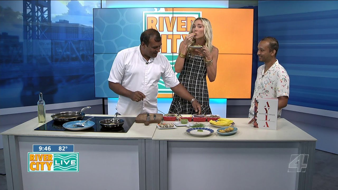 Celebrity Chef Santosh Shah Tours America - YouTube
