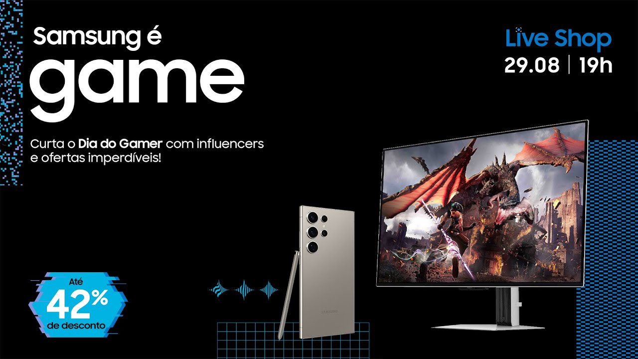 #SamsungLiveShop 29/08 – Samsung é Game! Os maiores gamers do Brasil em ...