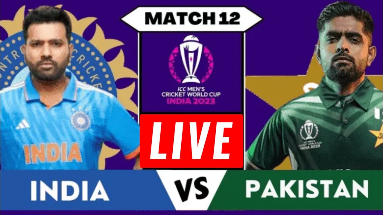 🔴Live India vs Pakistan Cricket Match | #IND vs #PAK Cricket World Cup ...