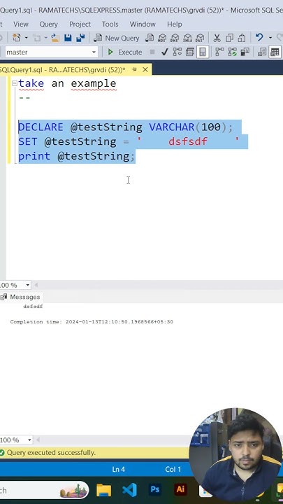 TRIM() function in SQL !! #coding #sql #viral # - YouTube
