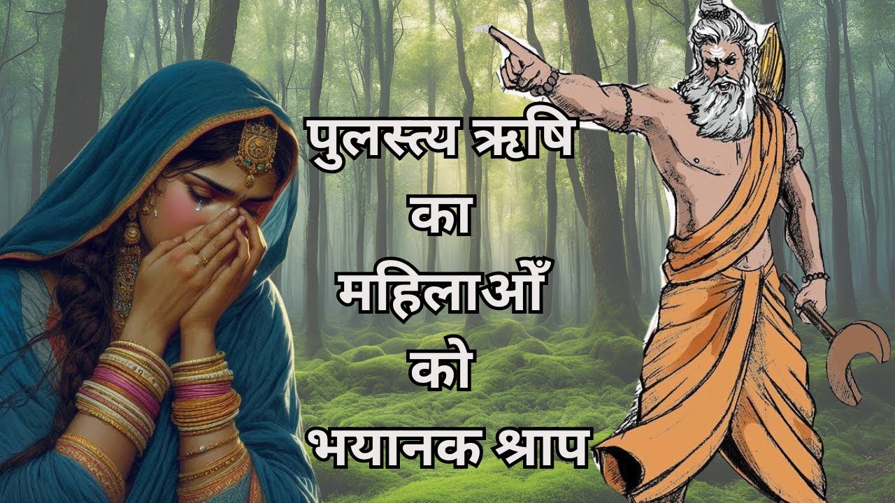 पुलस्त्य ऋषि का महिलाओँ को भयानक श्राप| धर्म की बात, शास्त्रों के साथ ...