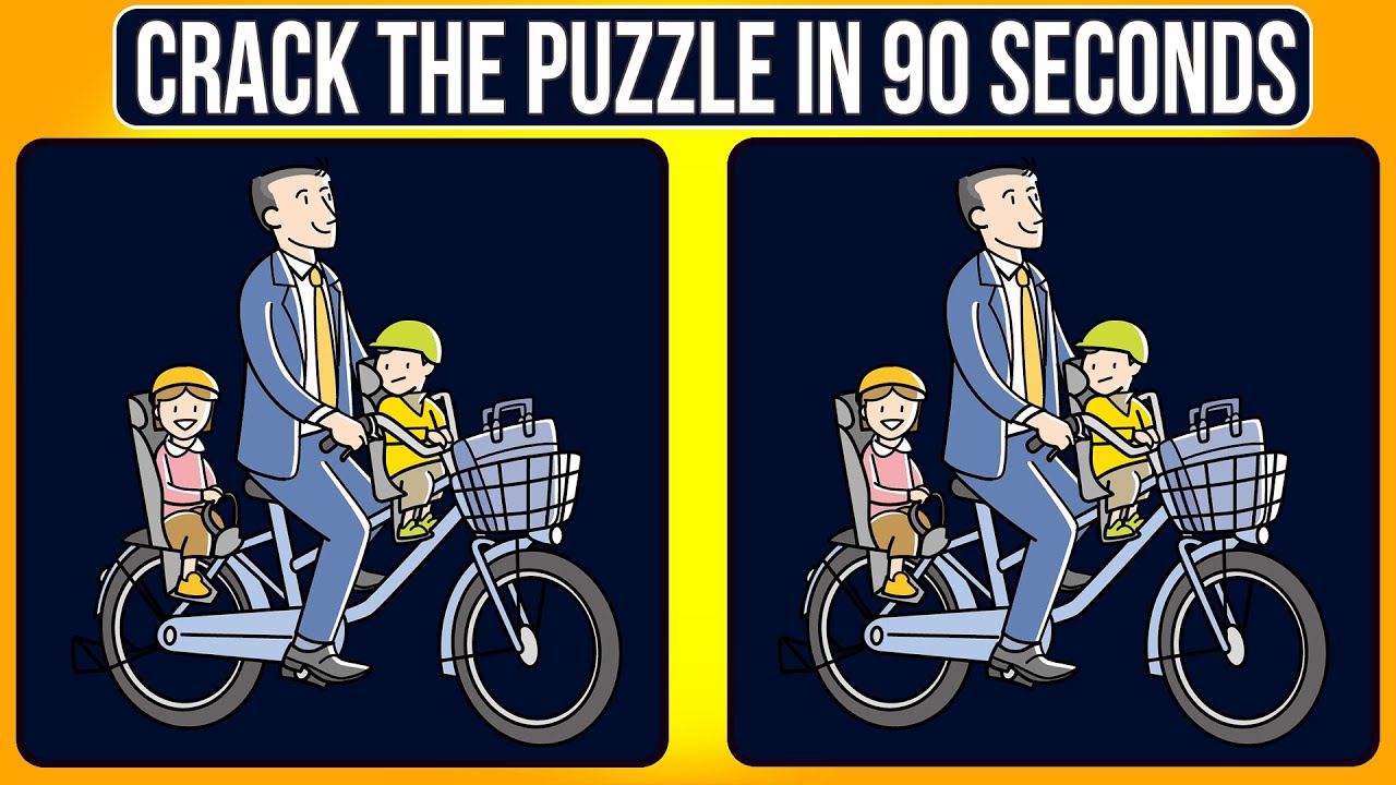 Find the differences: CRACK THE PUZZLE IN 90 SECONDS! | Brain Break ...