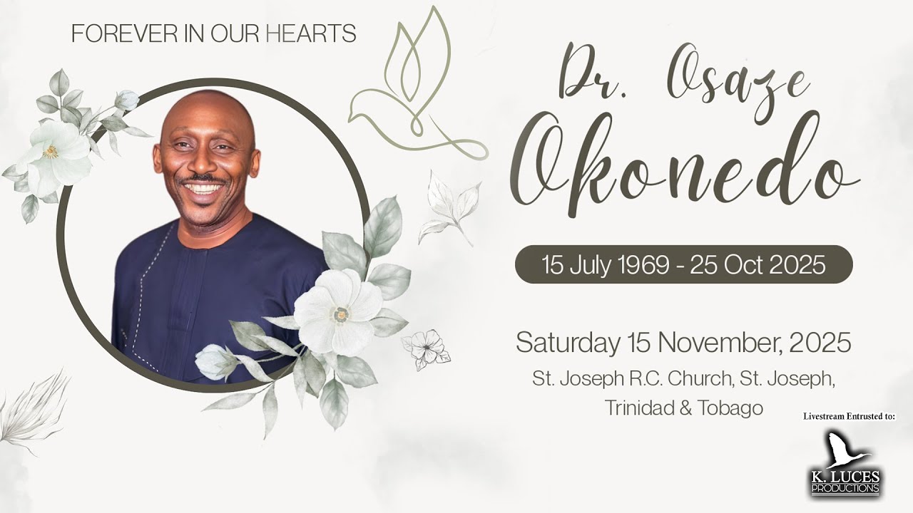 Funeral Service of Dr. Osaze Okonedo - YouTube
