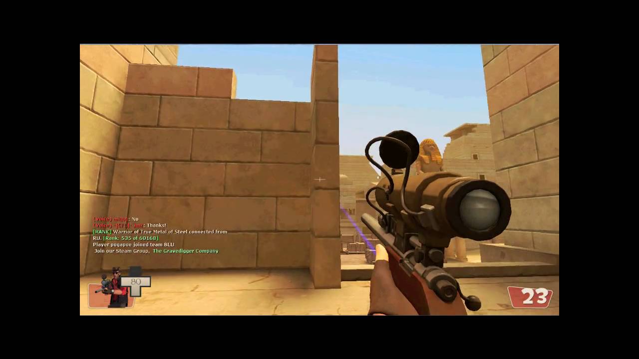 Team Fortress 2 - Sniper (New) Montage On 2Fort Frosty and Egypt (tf2 ...