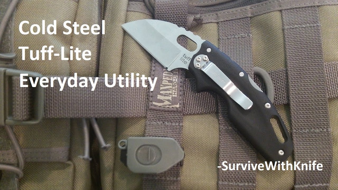 Cold Steel Tuff-Lite (Everyday Utility) - YouTube